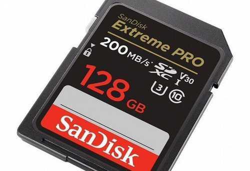 Sandisk extreme PRO 128 GB 200/90 (Новый)