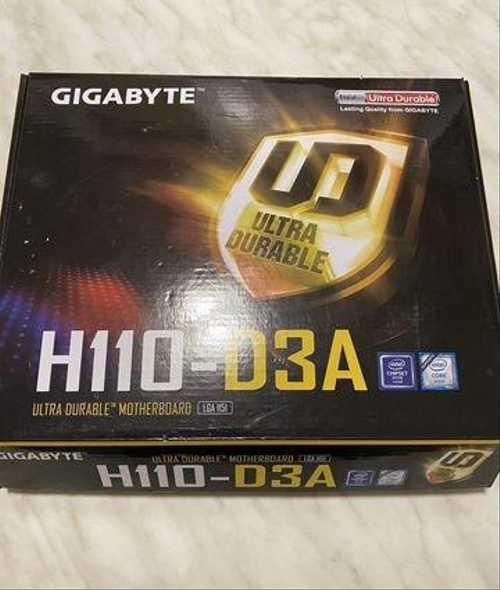 Материнская плата gigabyte GA-H110-D3A