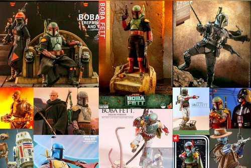 Hot toys фигурки Все серии Bobba fett и Jango