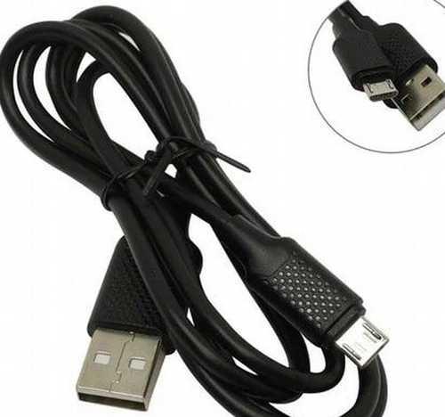 Кабель зарядный всн-321 harper black (USB-microUSB