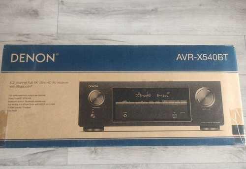 AV ресивер Denon AVR-X540BT 5.2 4K HDR