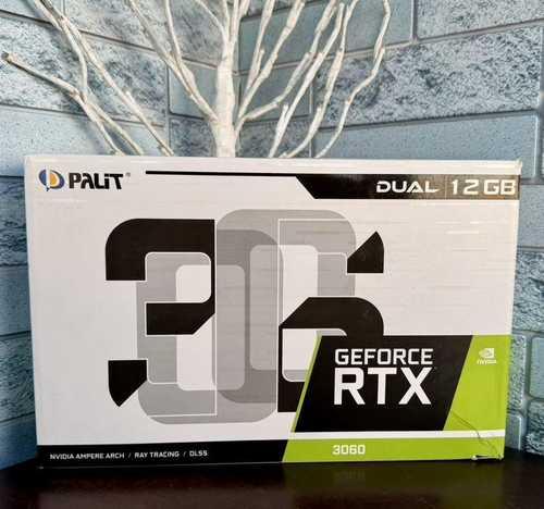 Видеокарта Rtx 3060 12GB Palit Dual/Пломба