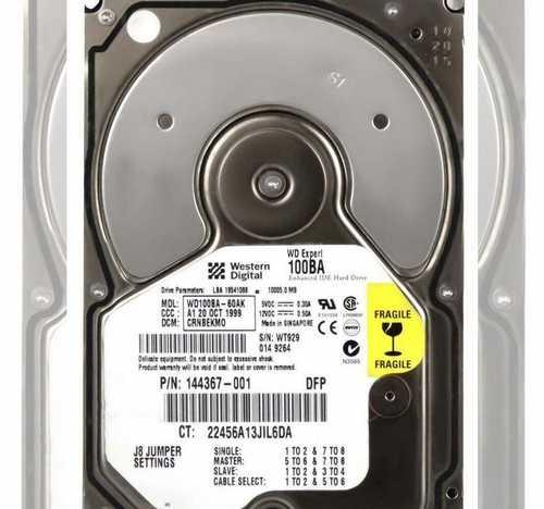 Жесткий диск Western Digital WD100BA 10Gb 7200 IDE