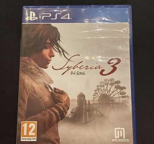 Syberia 3 ps4 диск