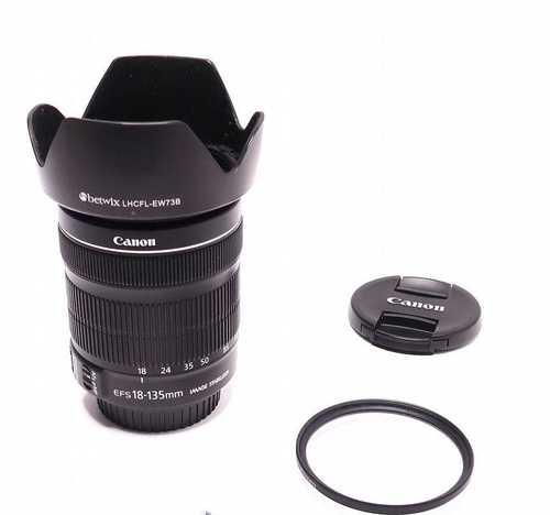 Объектив Canon EF-S 18-135 IS STM   бленда/фильтр