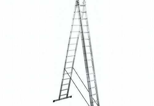 Алюминиевая 3-секционная лестница ufuk 3х16 ступен
