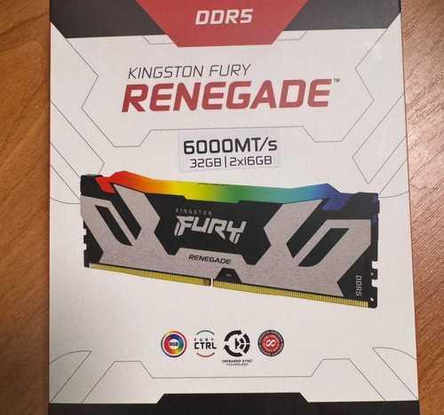 Оперативная память Kingston Fury Renegade 32гб