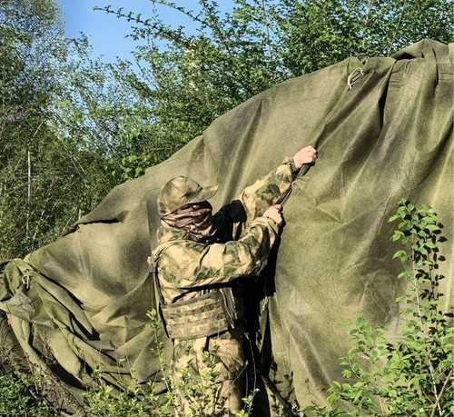 Маскировочная сетка тент военная масксеть
