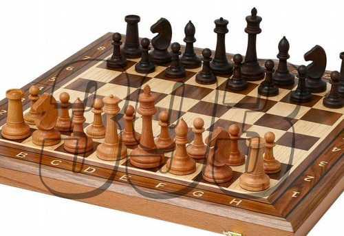 Шахматы Барселона (орех, фигуры с утяжелен (50989)