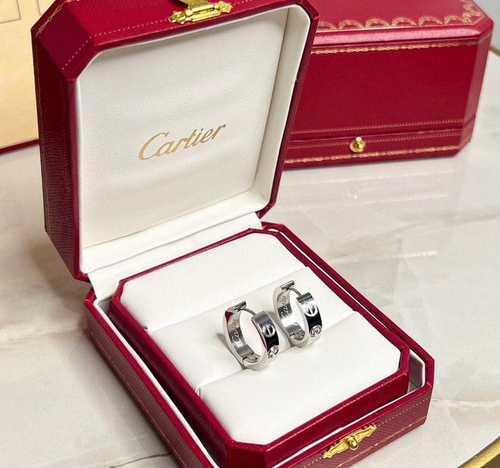 Серьги Cartier Love