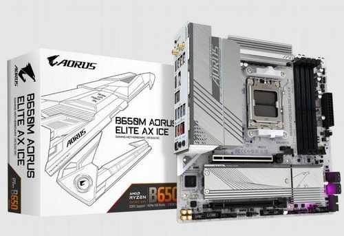 Материнская плата gigabyte B650M aorus elite AX IC