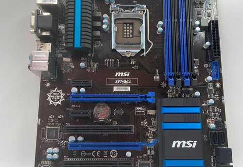 Материнская плата MSI Z97-G43 сокет 1150