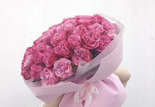 Букет роз, доставка цветов, пионовидные розы