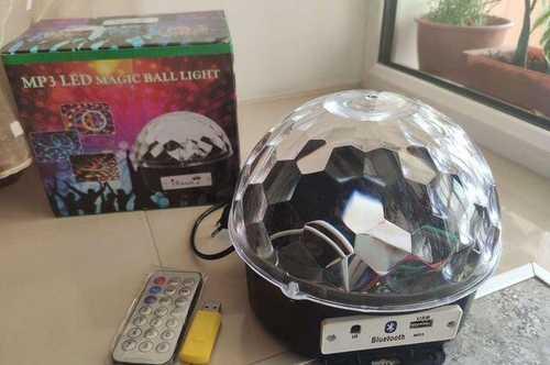 Диско-шар / светомузыка MP3 LED magic ball light