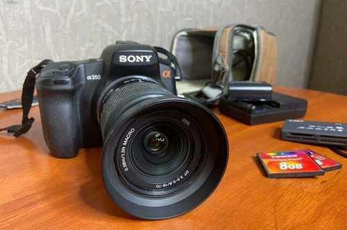 Sony Alpha 350 зеркальный фотоаппарат