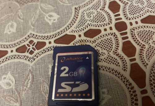 Карта памяти MicroSD 2 GB
