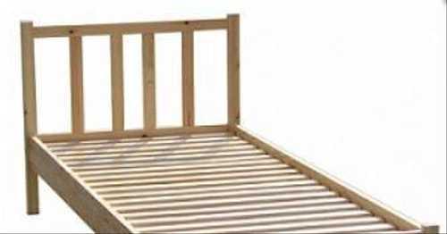 Кровать из натурального дерева IKEA размер 90*200