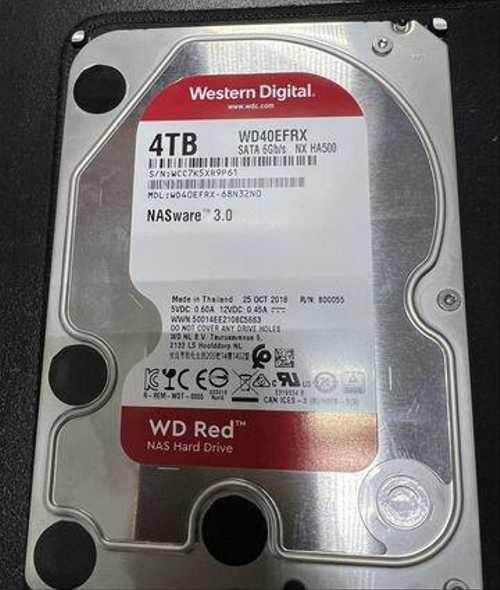 Western Digital Red NAS 4TB wd40efrx HDD 3.5’’