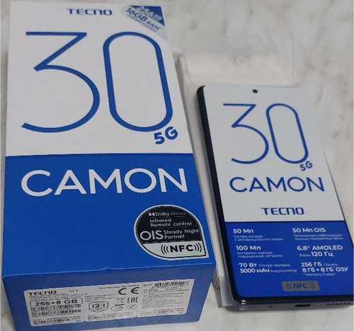 TECNO CAMON 30 5G, 8/256 ГБ