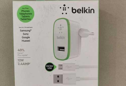 Belkin зарядный блок usb-a 12w и провод micro usb