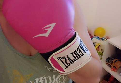 Перчатки Everlast 14 унций (oz) Розовые