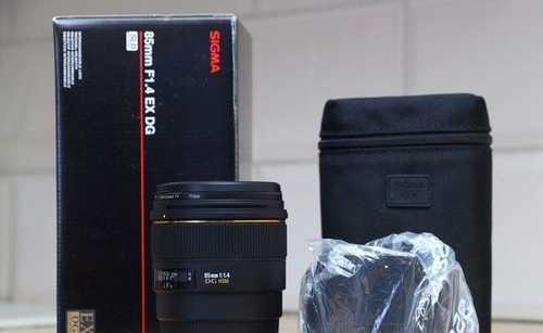 Sigma AF 85mm f/1.4 EX DG HSM Canon EF Идеал