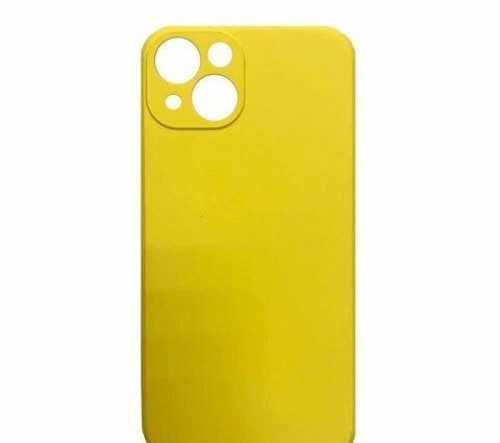Чехол Silicone WS для iPhone 13 желтый