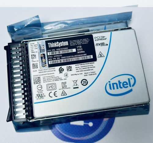 Nvme SSD Intel 1tb P4510 ssdpe2KX010T8