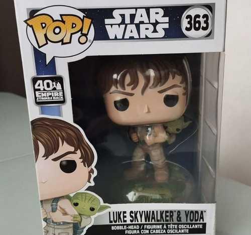 Funko pop Luke Skywalker and Yoda оригинал