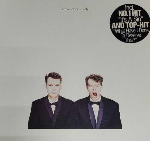 Винил Pet Shop Boys – Actually 1987г