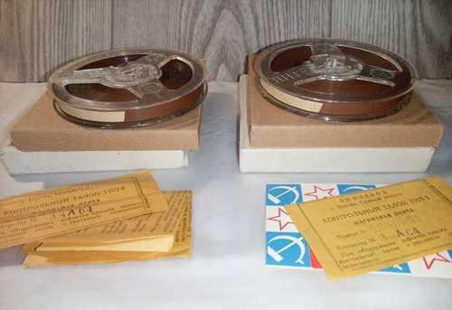 Магнитная лента катушки бобины Свема СССР 1966 г