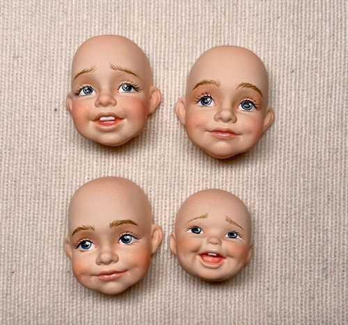 Лица для ватных игрушек