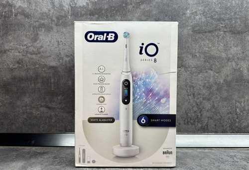 Oral-B iO 8 White Alabaster + насадки в подарок