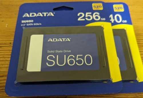 Новые SSD Adata SU650 256gb / 240gb