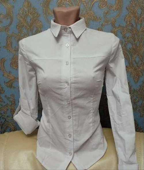Рубашка, блузка белая женская