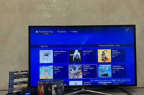 Sony PlayStation 4 Slim + 500 игр