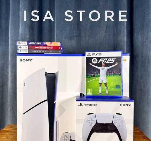 Sony playstation 5 slim Европа+1000 игр+гарантия