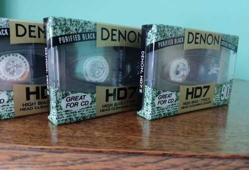 Новые запечатанные аудио кассеты Denon HD7 8 штук