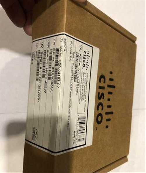 Модуль Cisco hwic-4ESW 10/100 Ethernet switch