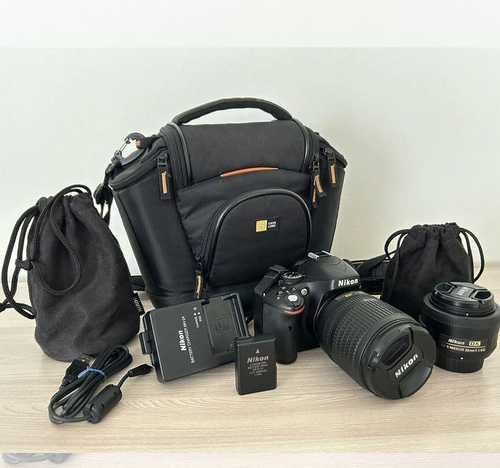 Nikon D5100 kit 18-105 mm   объектив 35mm f/1.8G