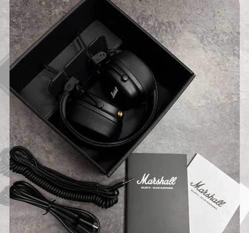 Беспроводные наушники marshall major iv black