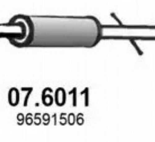 Резонатор на daewoo matiz 076011 asso