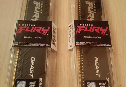 Оперативная память Kingston Fury Beast Black 8GB