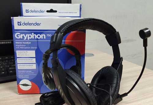 Наушники новые Defender Gryphon 750