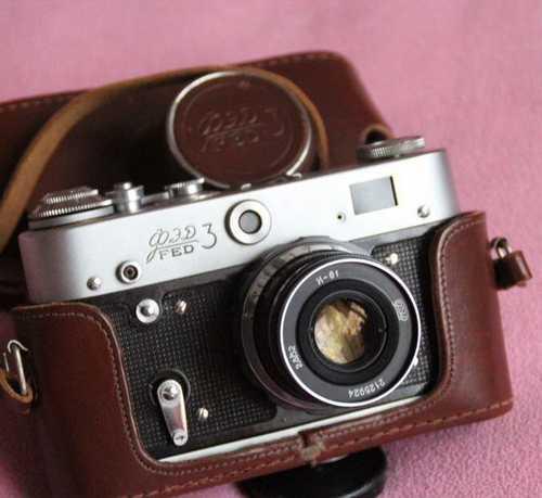 Плёночный фотоаппарат фэд 3 советских времен