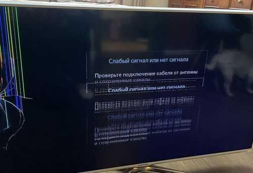 Телевизор Samsung UE40F6510 битый + пульт