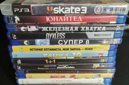 Blu ray диски + игра PS3