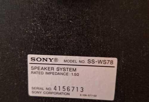 Продам сабвуфер Sony SS-WS78