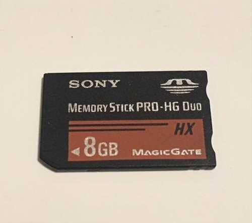 Sony Memory Stick PRO-HG Duo HX 8GB карта памяти