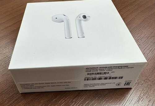 Беспроводные наушники apple airpods 2